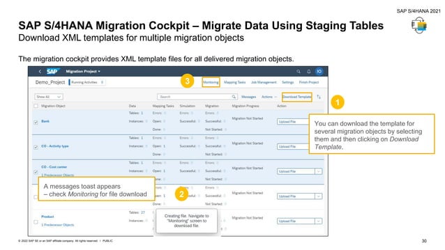 SAP S_4HANA Migration Cockpit - Migrate your Data to SAP S_4HANA.pdf | Databases | Computer ...