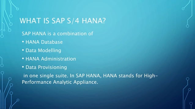 Sap s4 hana sourcing and procurement | PPTX