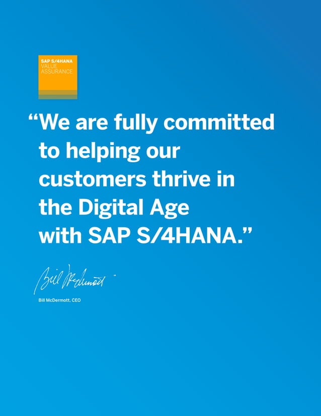 Sap S 4hana Transition Brochure Pdf Databases Computer Software And Applications