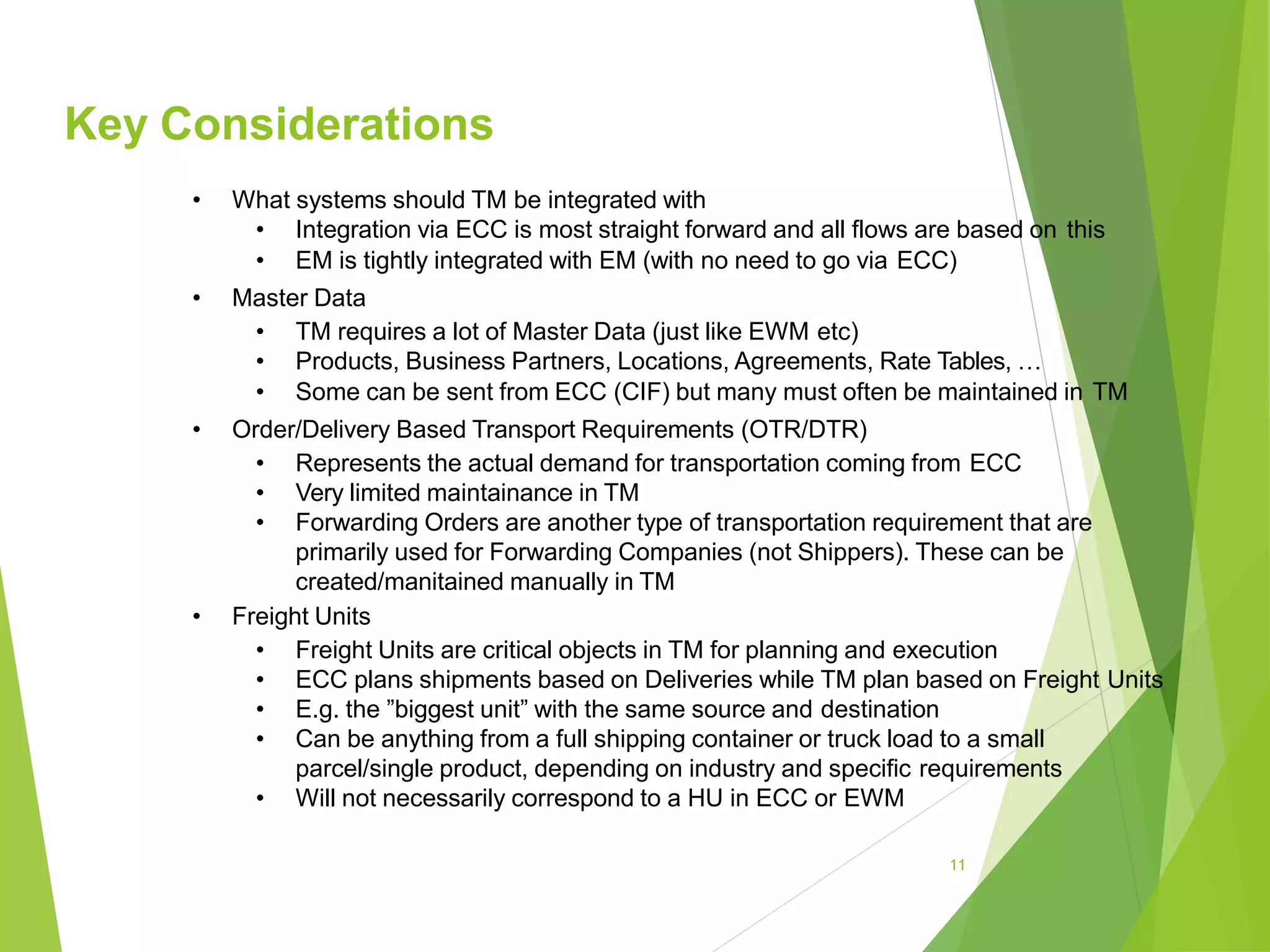 SAP TM | PPTX
