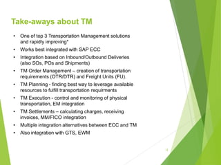 SAP TM | PPTX