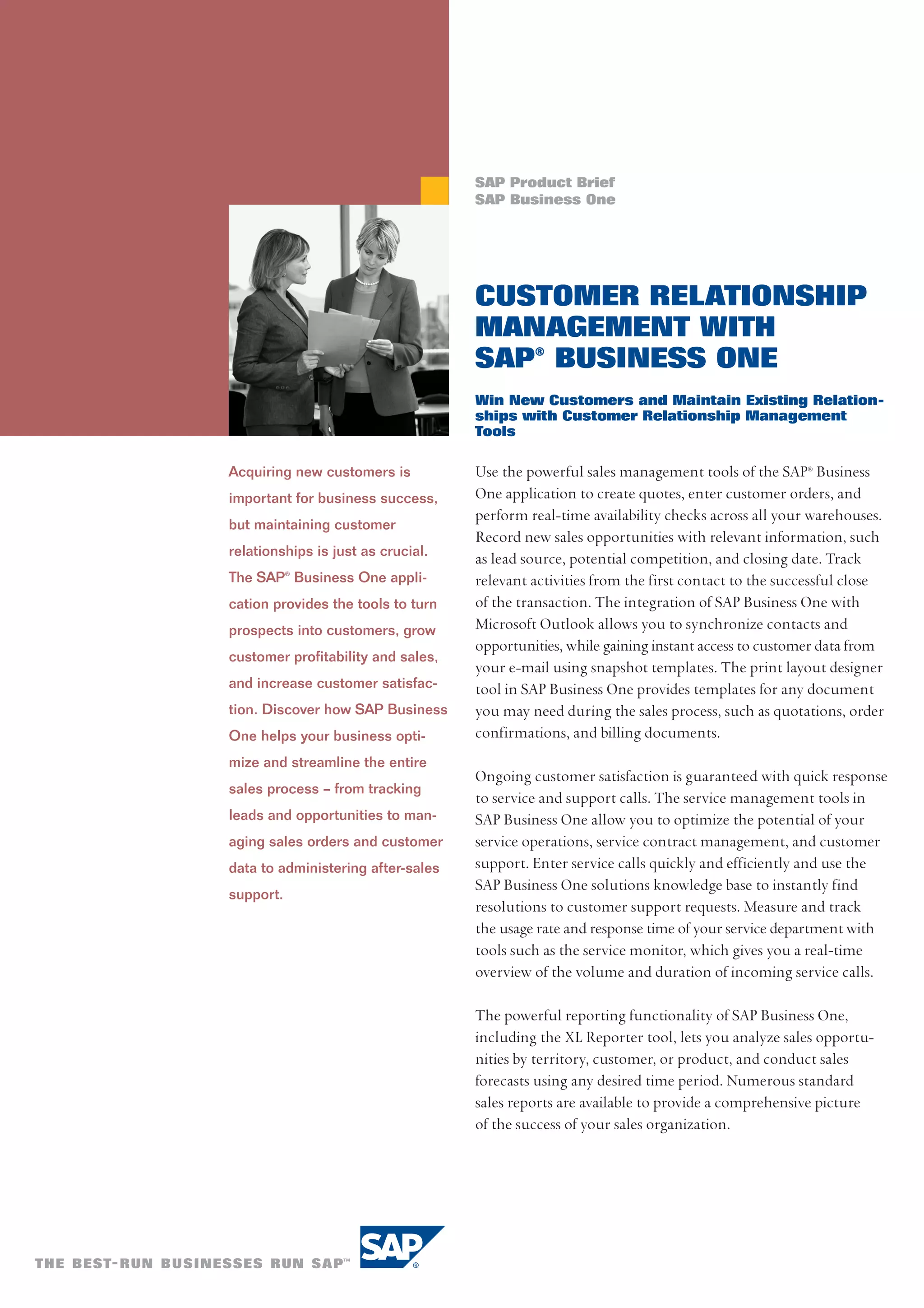 Sap sales brochure_crm | PDF