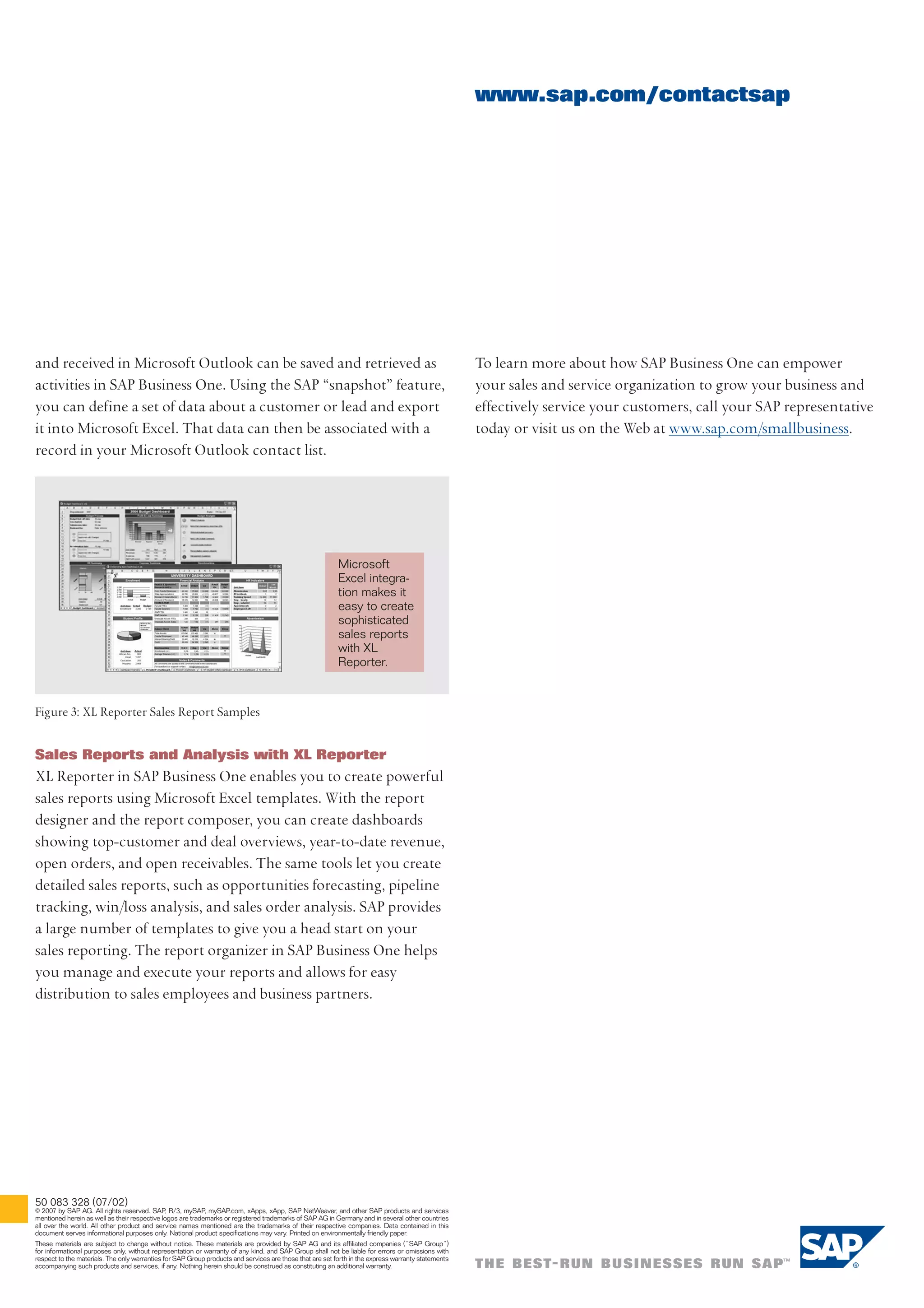 Sap sales brochure_crm | PDF