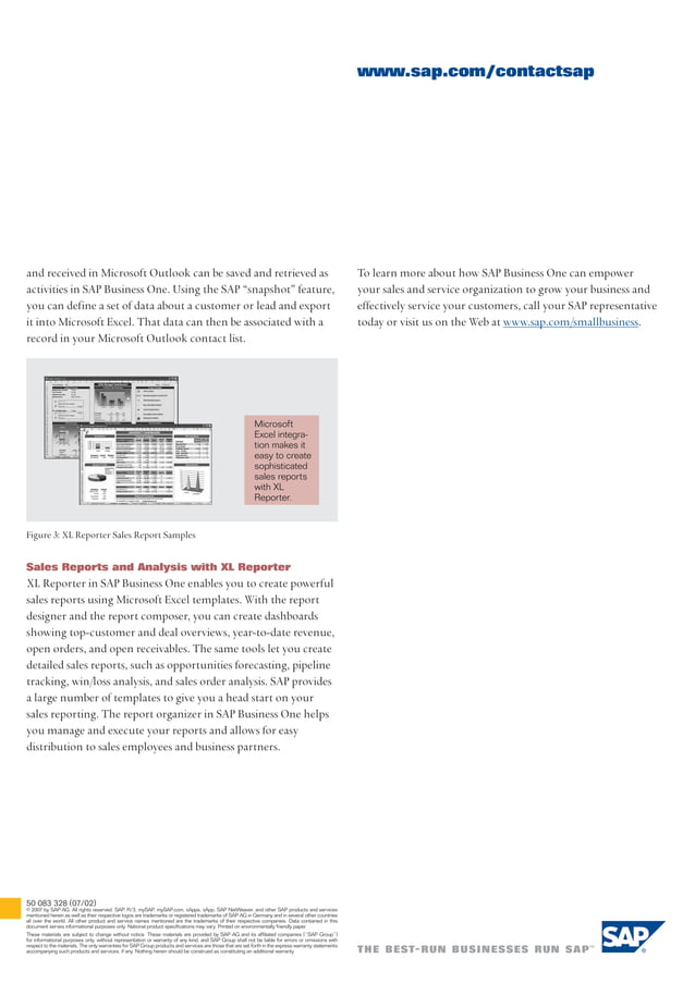 Sap sales brochure_crm | PDF