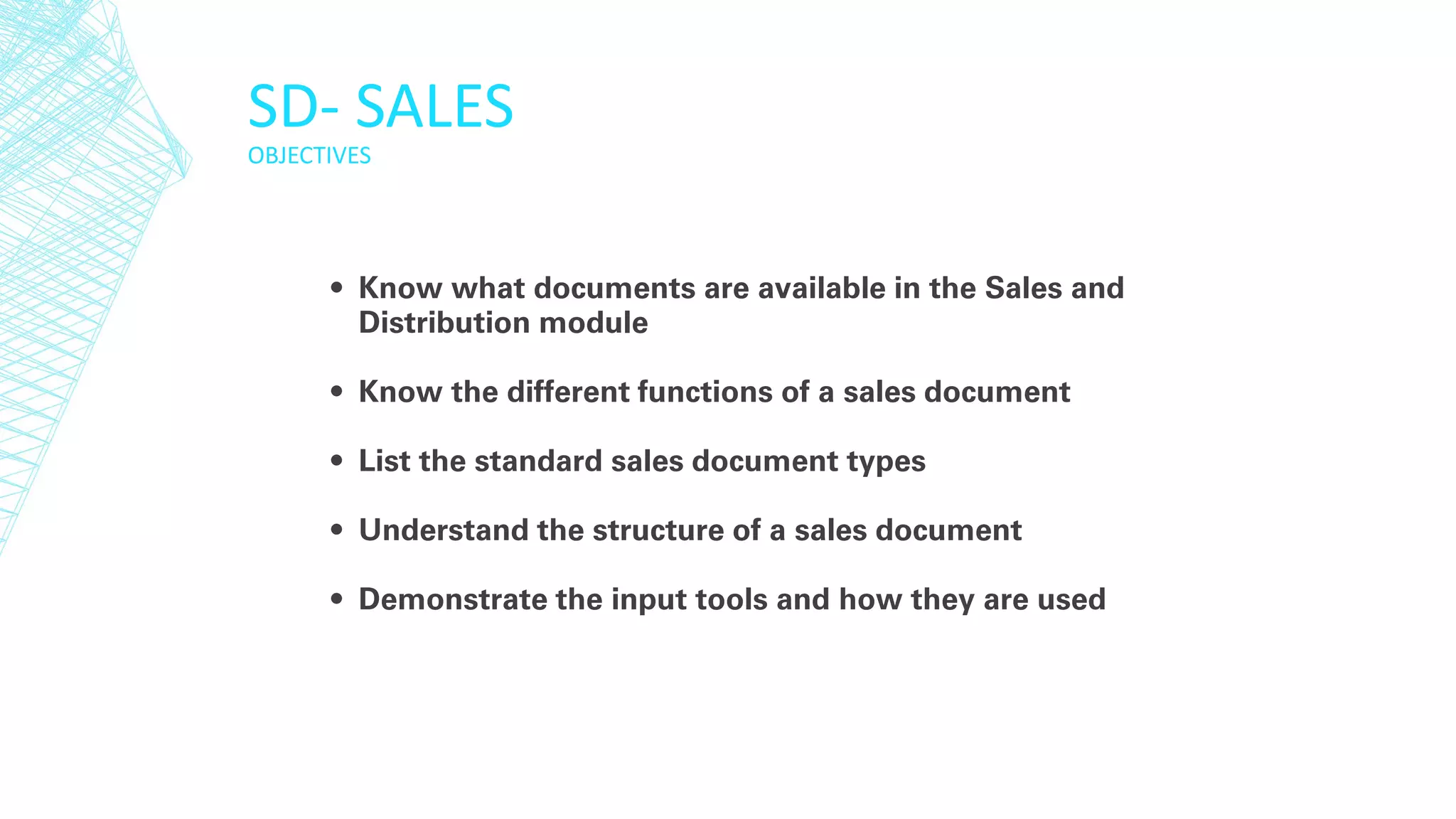 SAP Sales overview | PDF