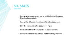 SAP Sales overview | PDF