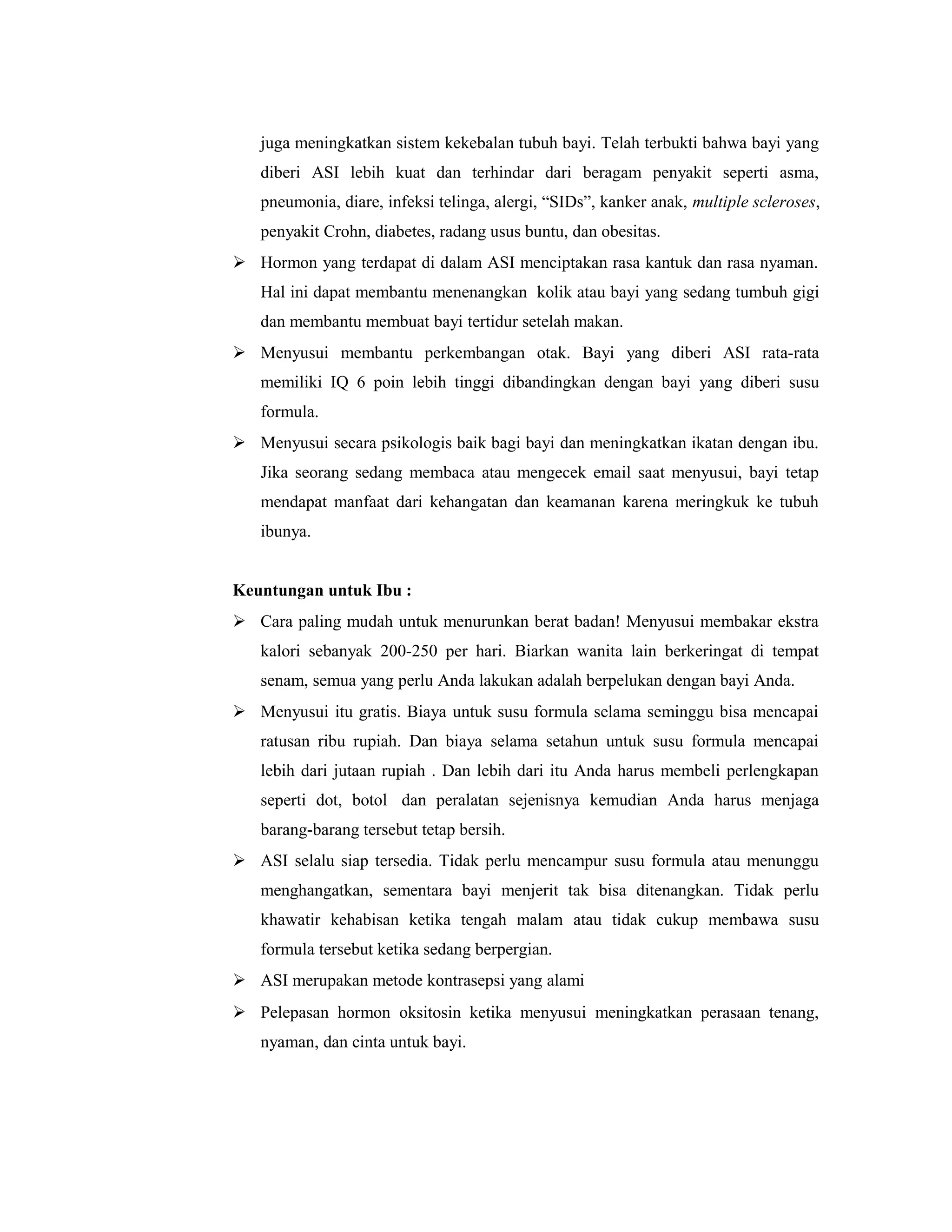 Sap ( satuan acara penyuluhan ) asi | DOC