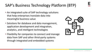 SAP's Business Technology Platform: A Game-Changer for Intelligent ...