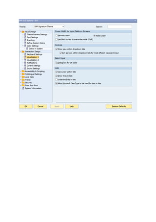 SAP Screen NavigatiON DOCUEMNT FOR LEARNERS | PDF