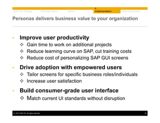 SAP Screen Personas 2.0 | PDF