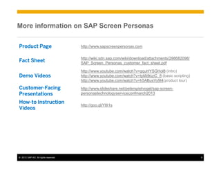 Sap screen personas and sap fiori help me choose | PDF