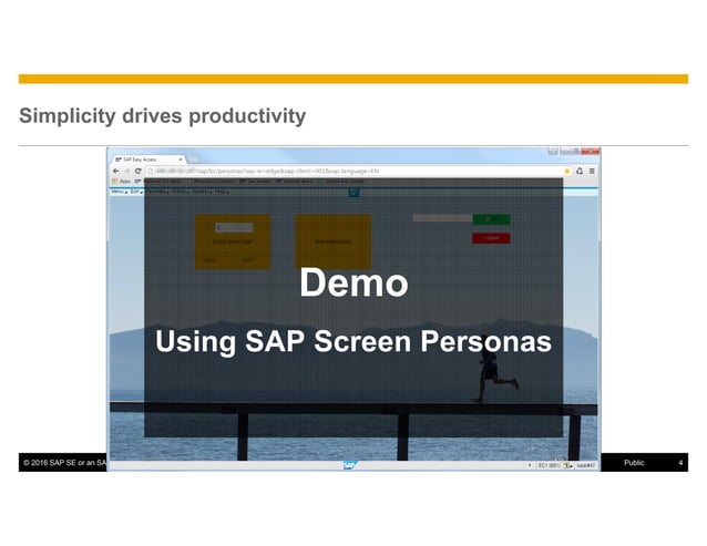 SAP Screen Personas June 2016 | PPT