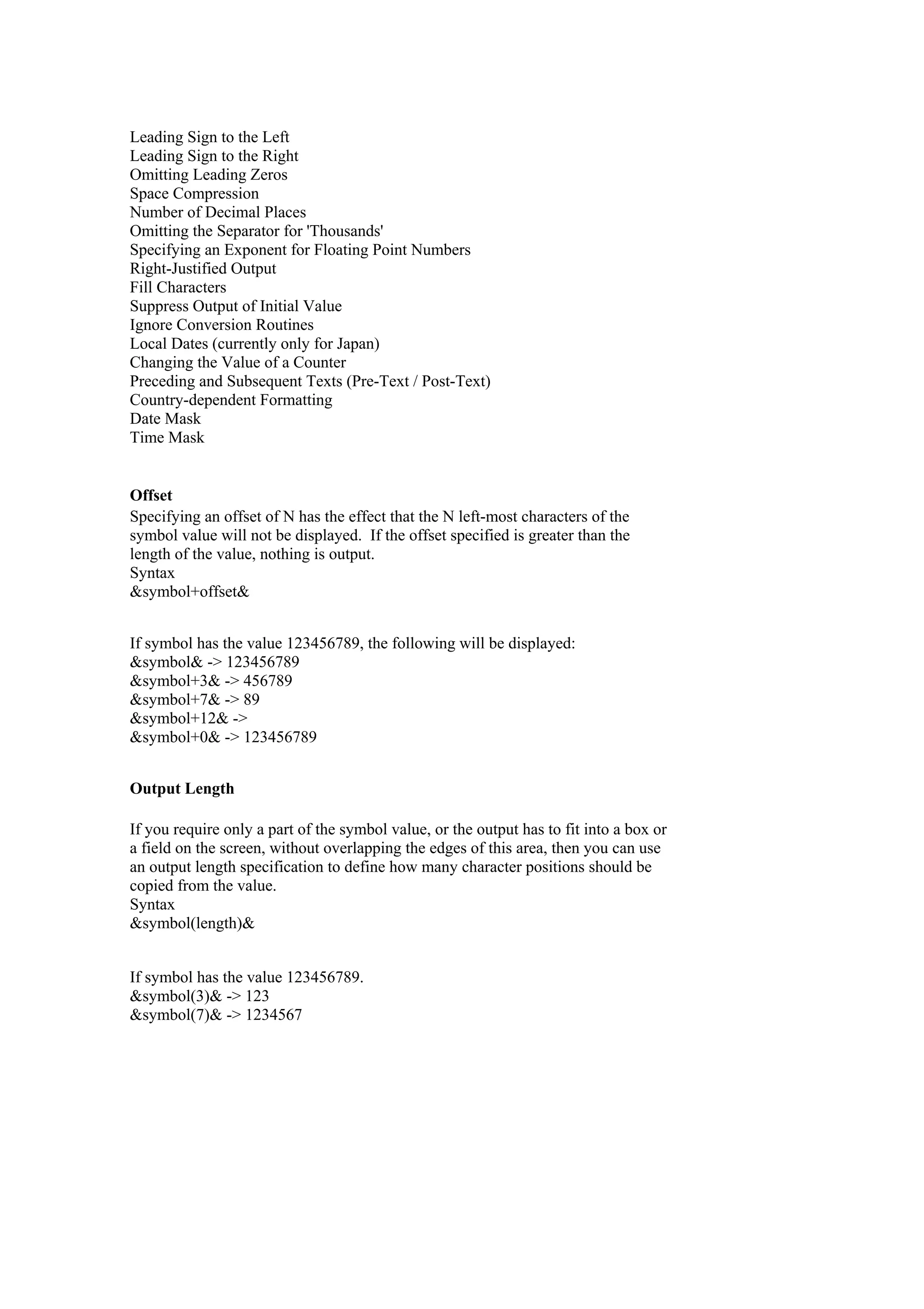 Sap script system_symbol | PDF
