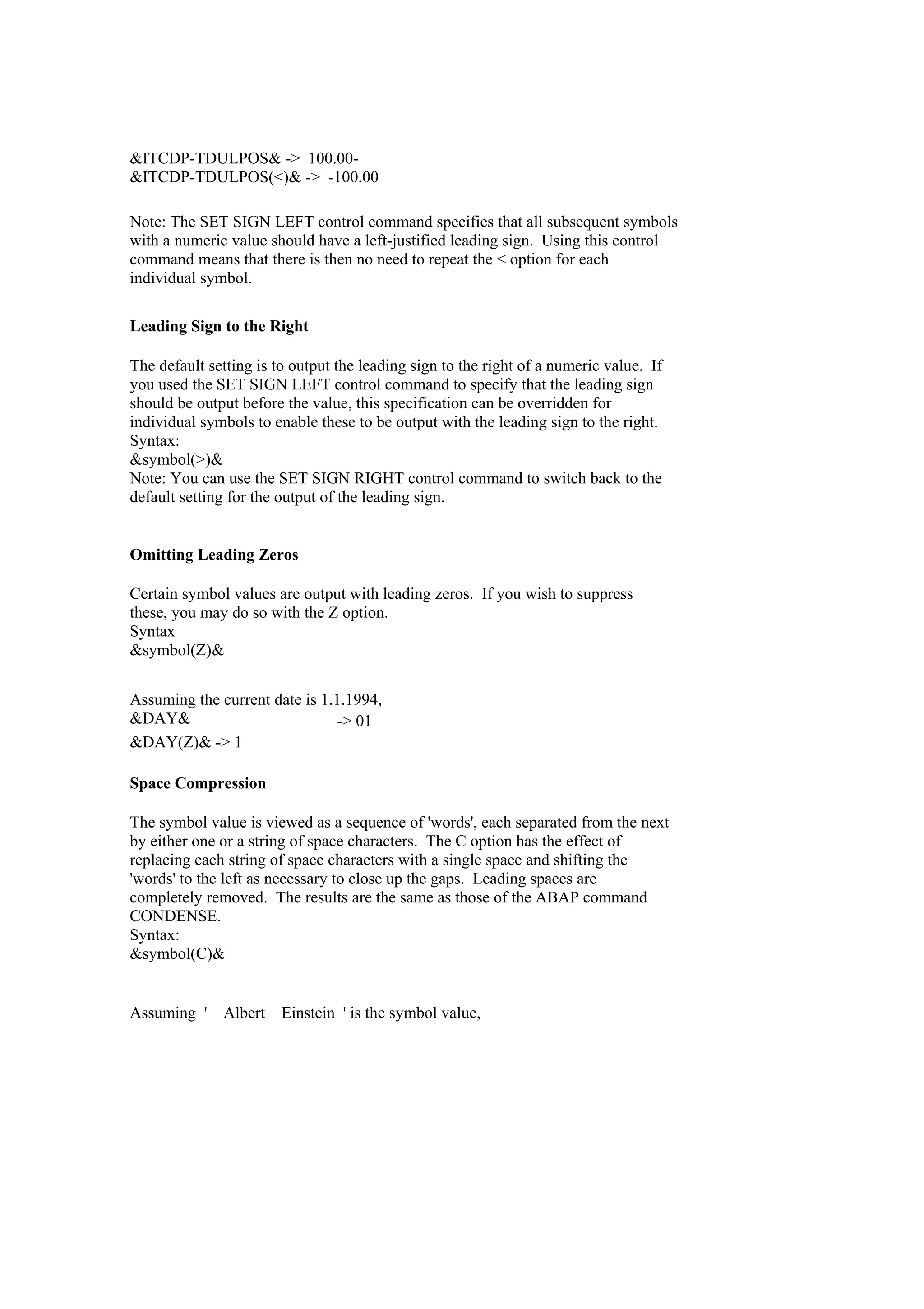 Sap script system_symbol | PDF