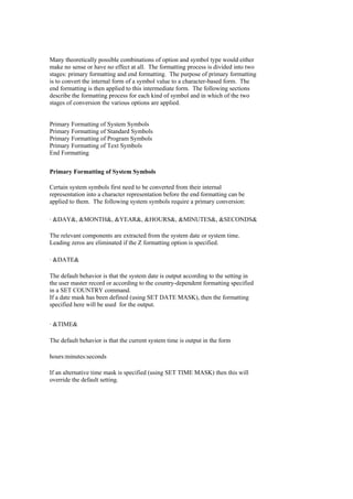 Sap script system_symbol | PDF