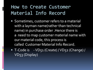 SAP SD Training in Chennai | PPTX