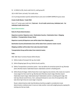 Sap sd configuration | PDF