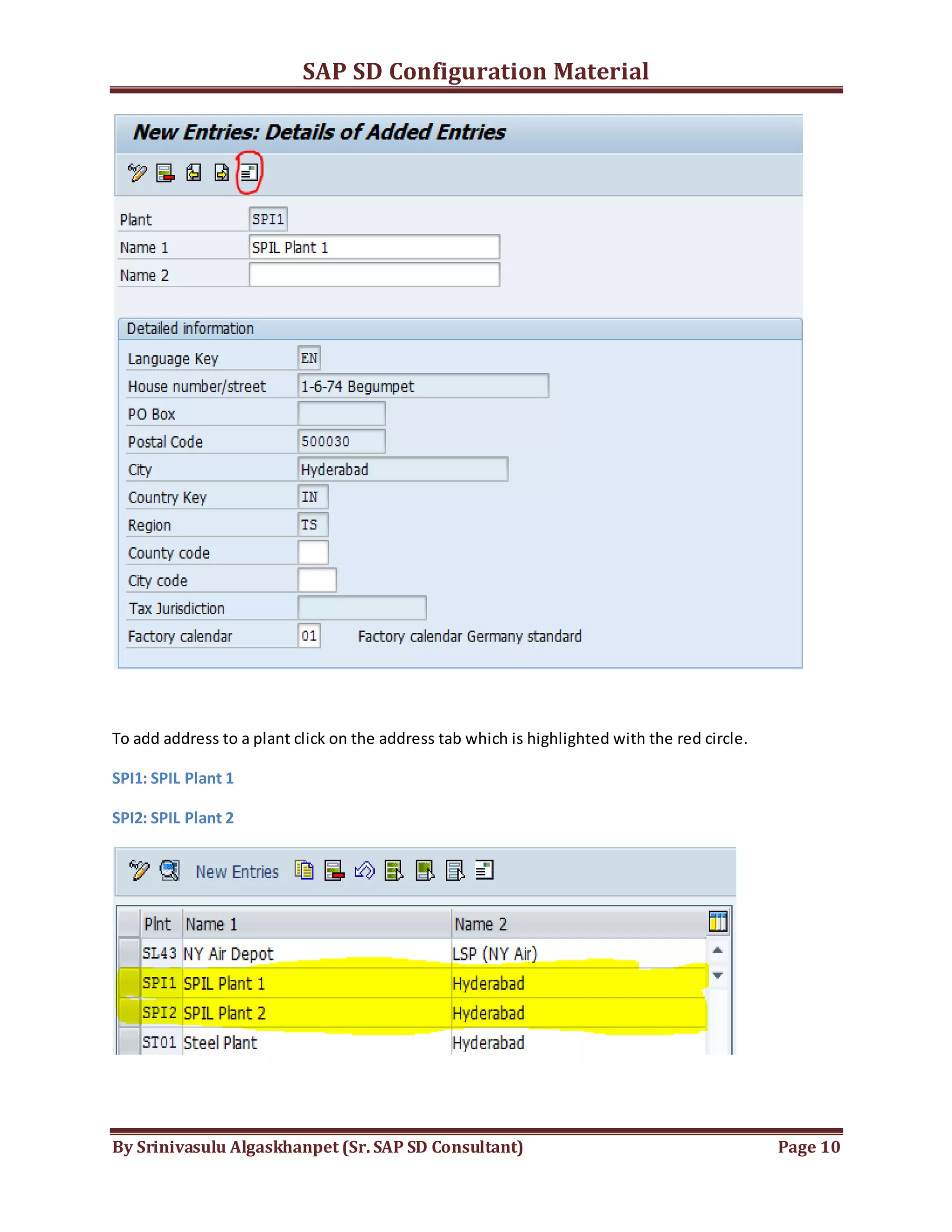 SAP SD Configuration Document | DOCX