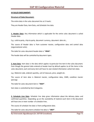 SAP SD Configuration Document | DOCX