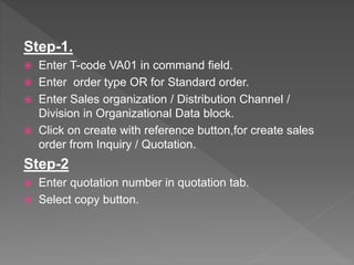 SAP SD Training in Chennai Demo Part-2 | PPT