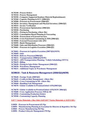 Sap sd lo scm training home | PDF