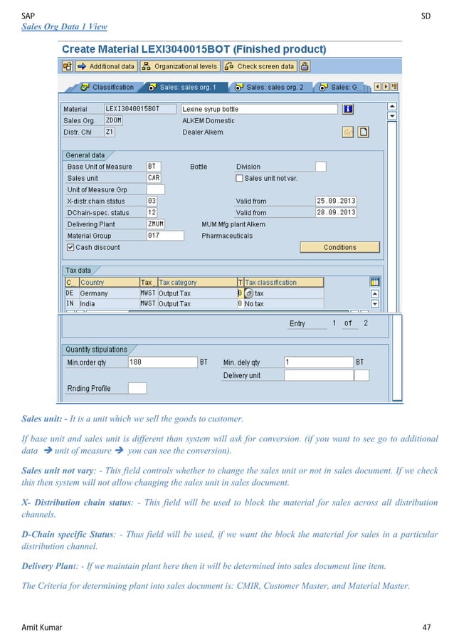 Sap sd material | PDF | Cloud Computing | Internet