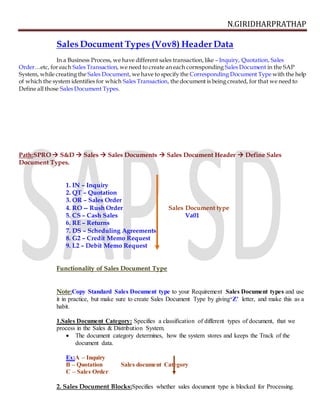 Sap sd material1 | DOCX