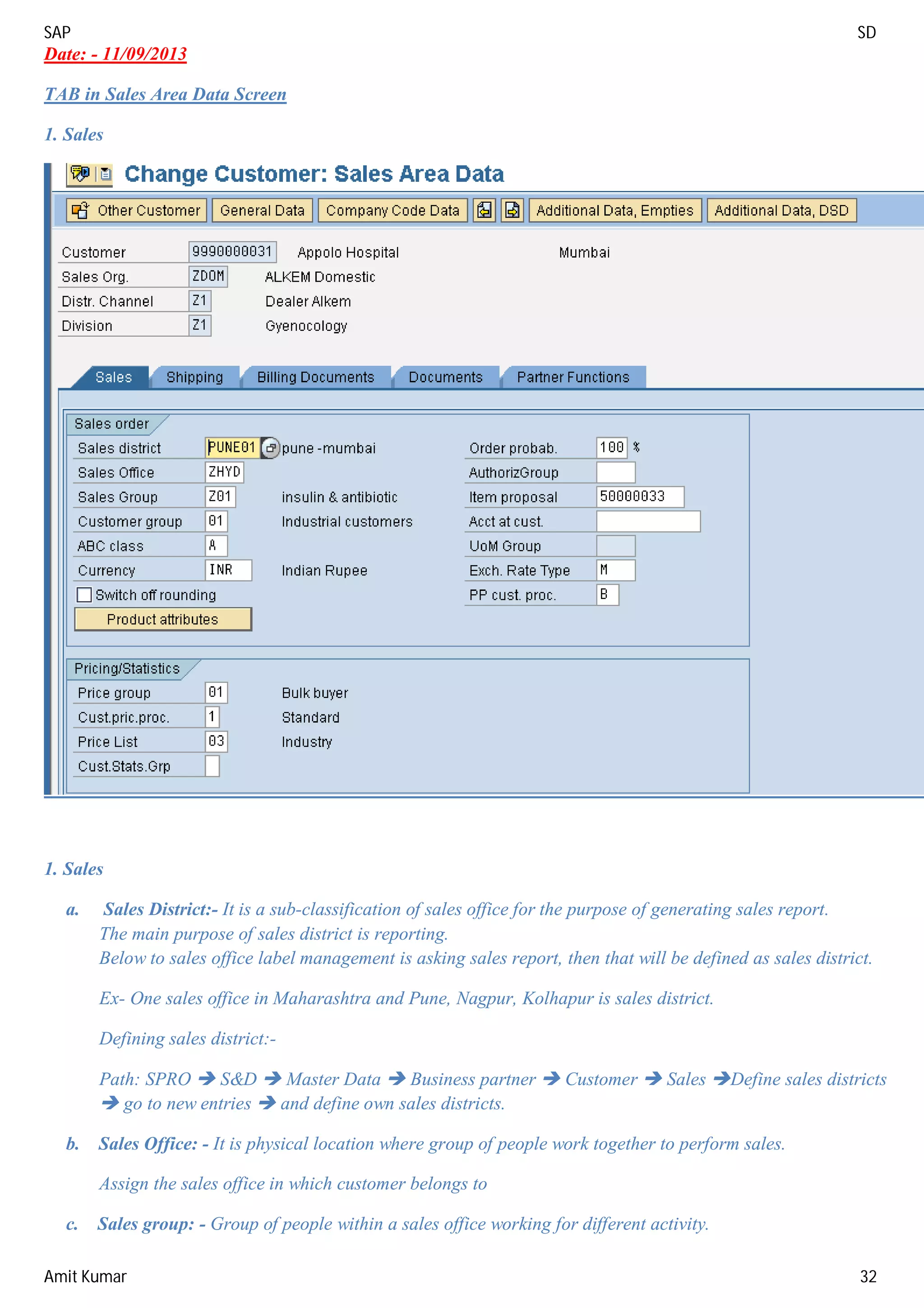 SAP SD Complete Guide | PDF | Developmental Sites | Real Estate