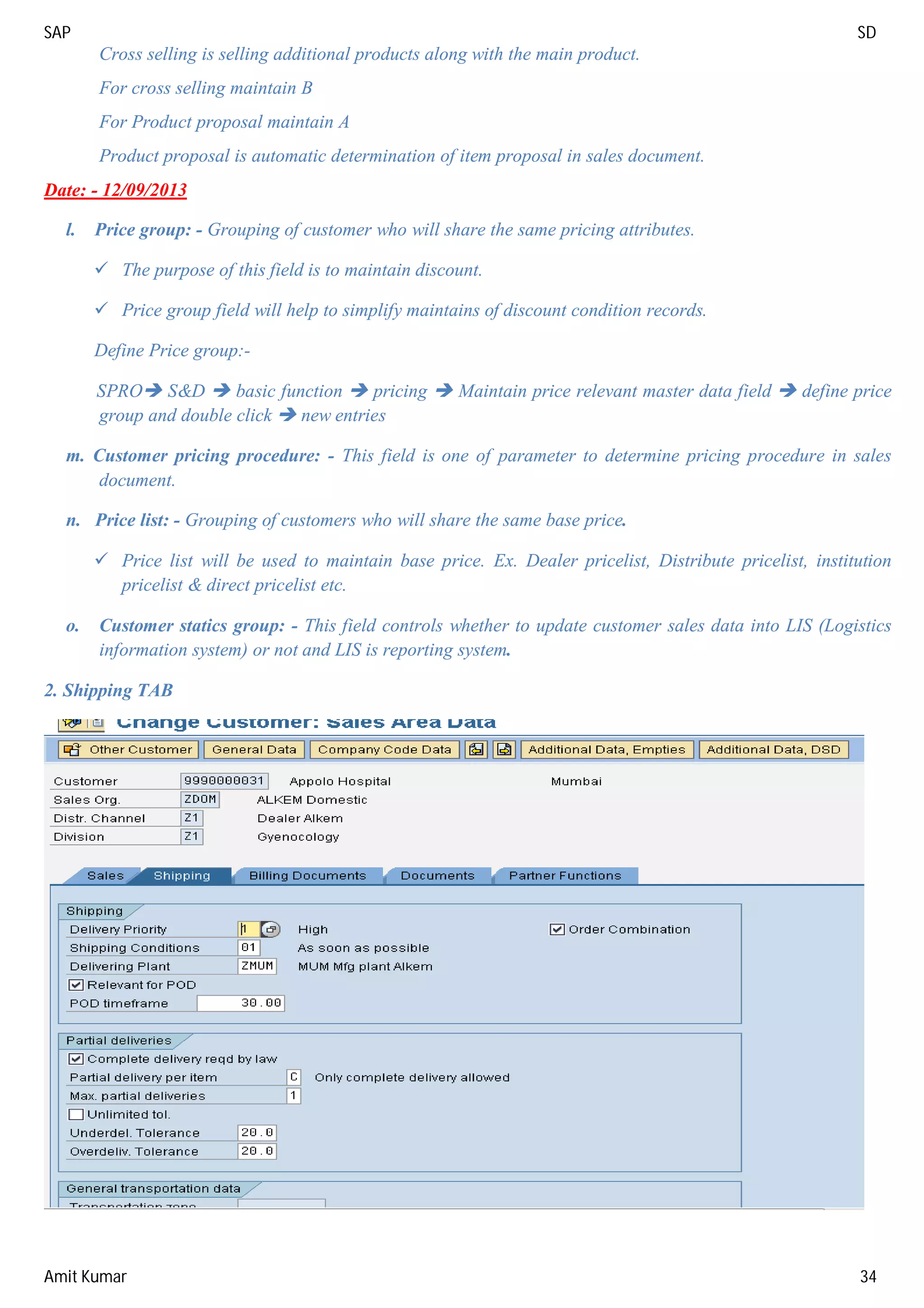 SAP SD Complete Guide | PDF | Developmental Sites | Real Estate