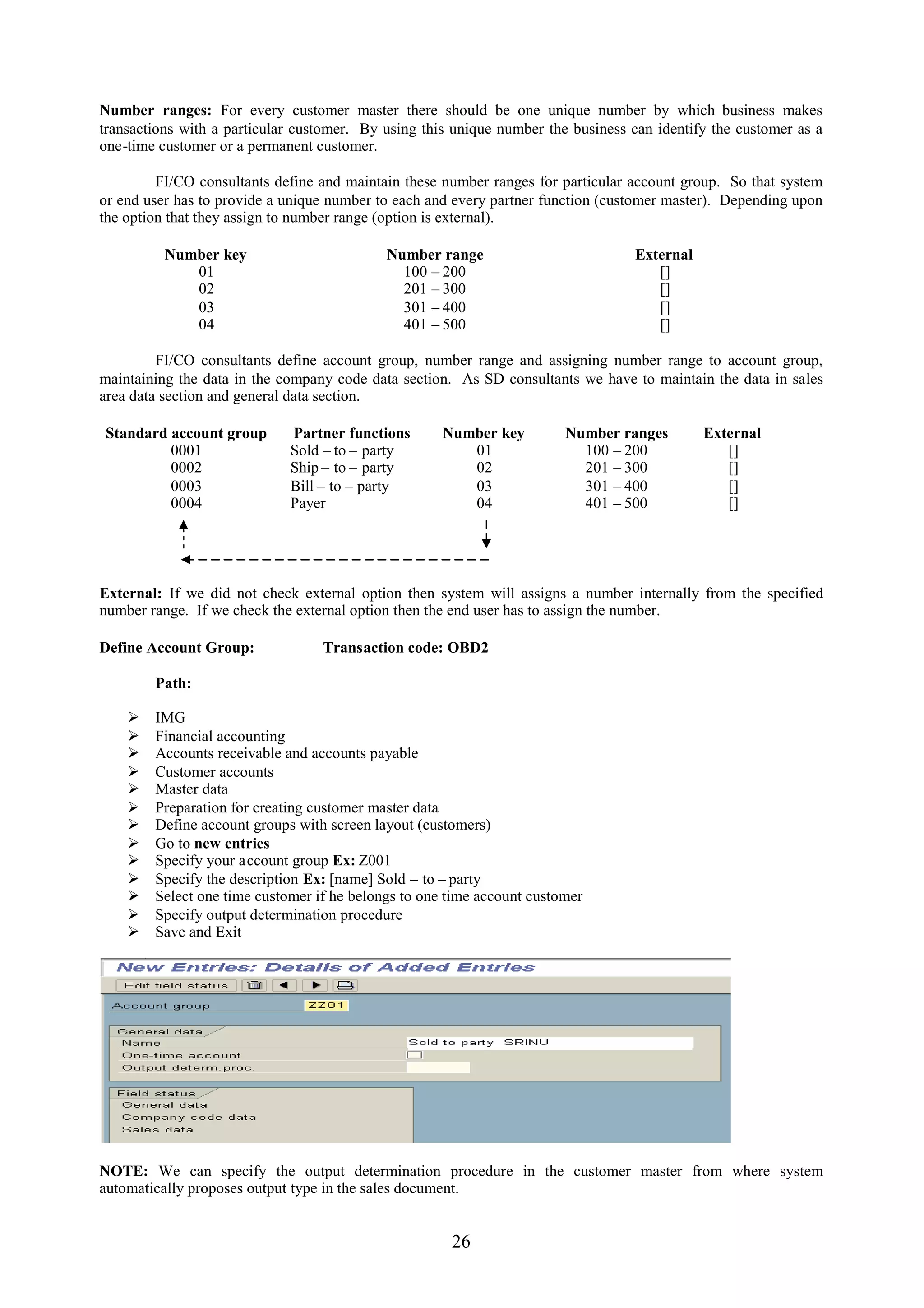 Sap sd notes | PDF
