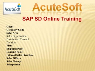 Sap sd online training | PPSX