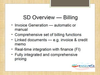 Sap sd overview training | PPTX