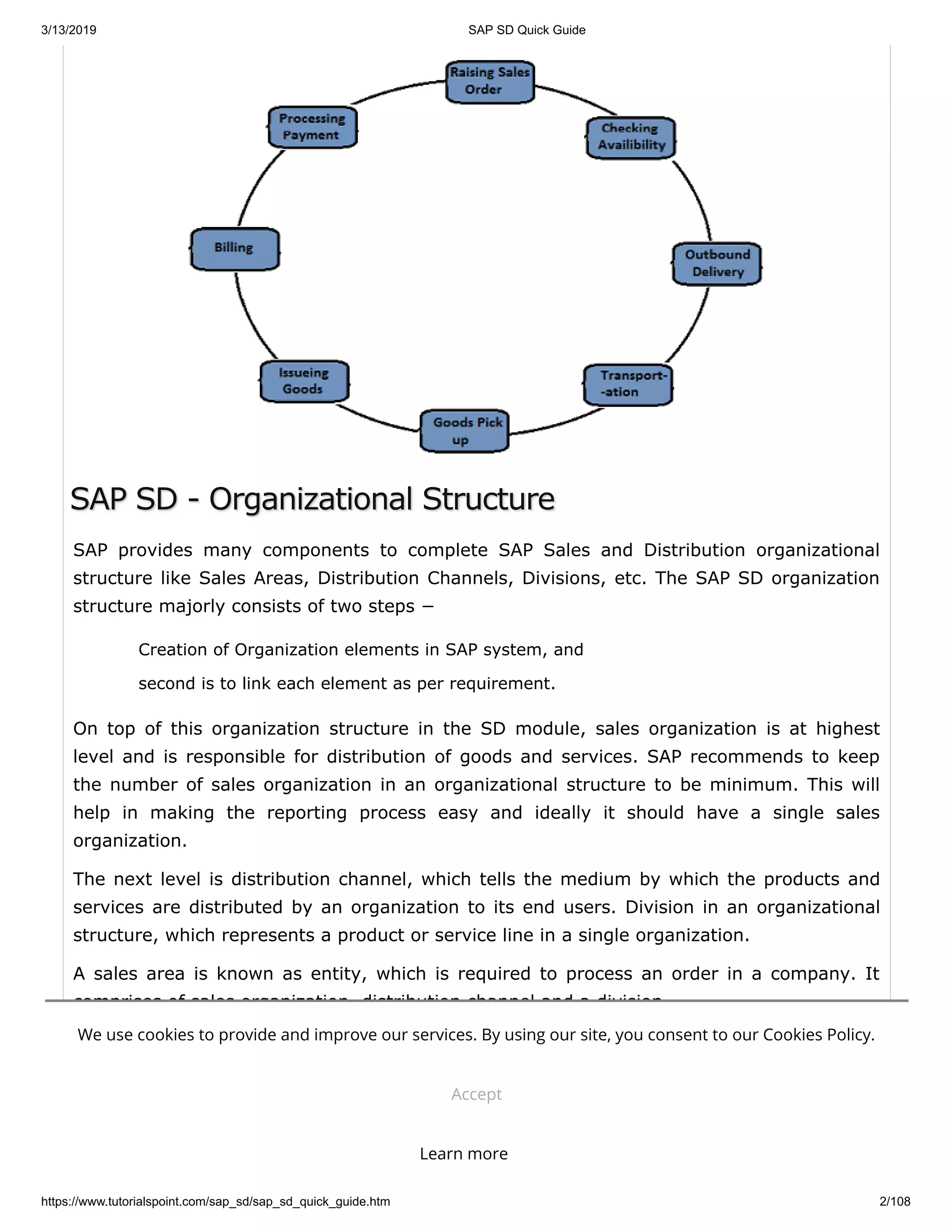Sap sd quick guide | PDF