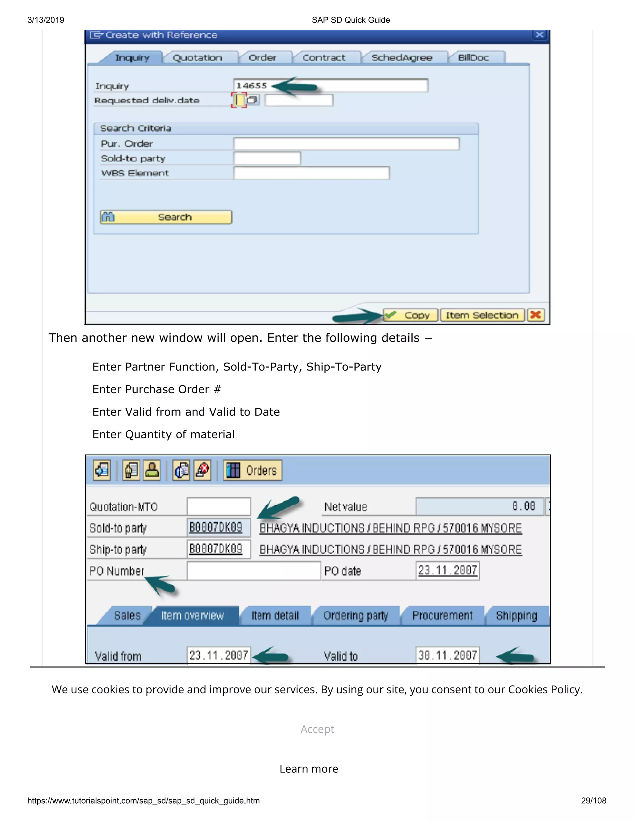 Sap sd quick guide | PDF