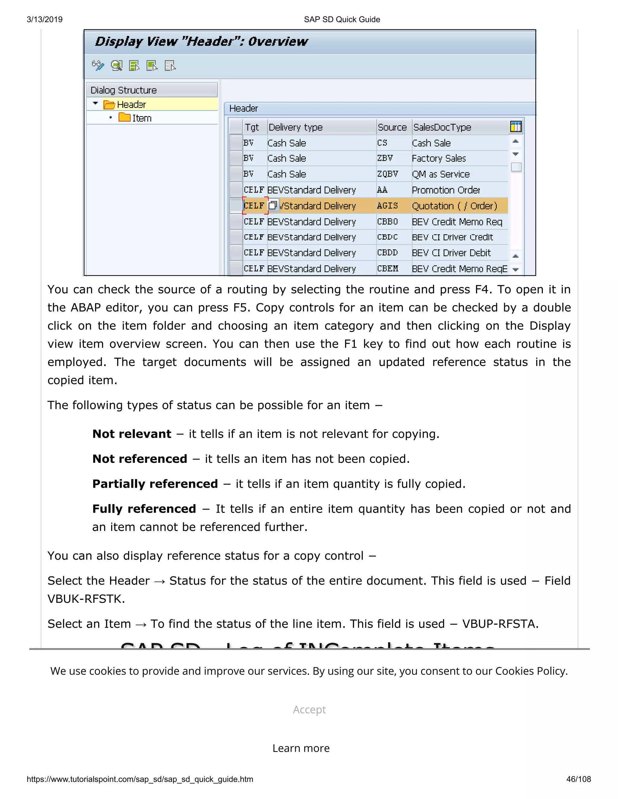 Sap sd quick guide | PDF