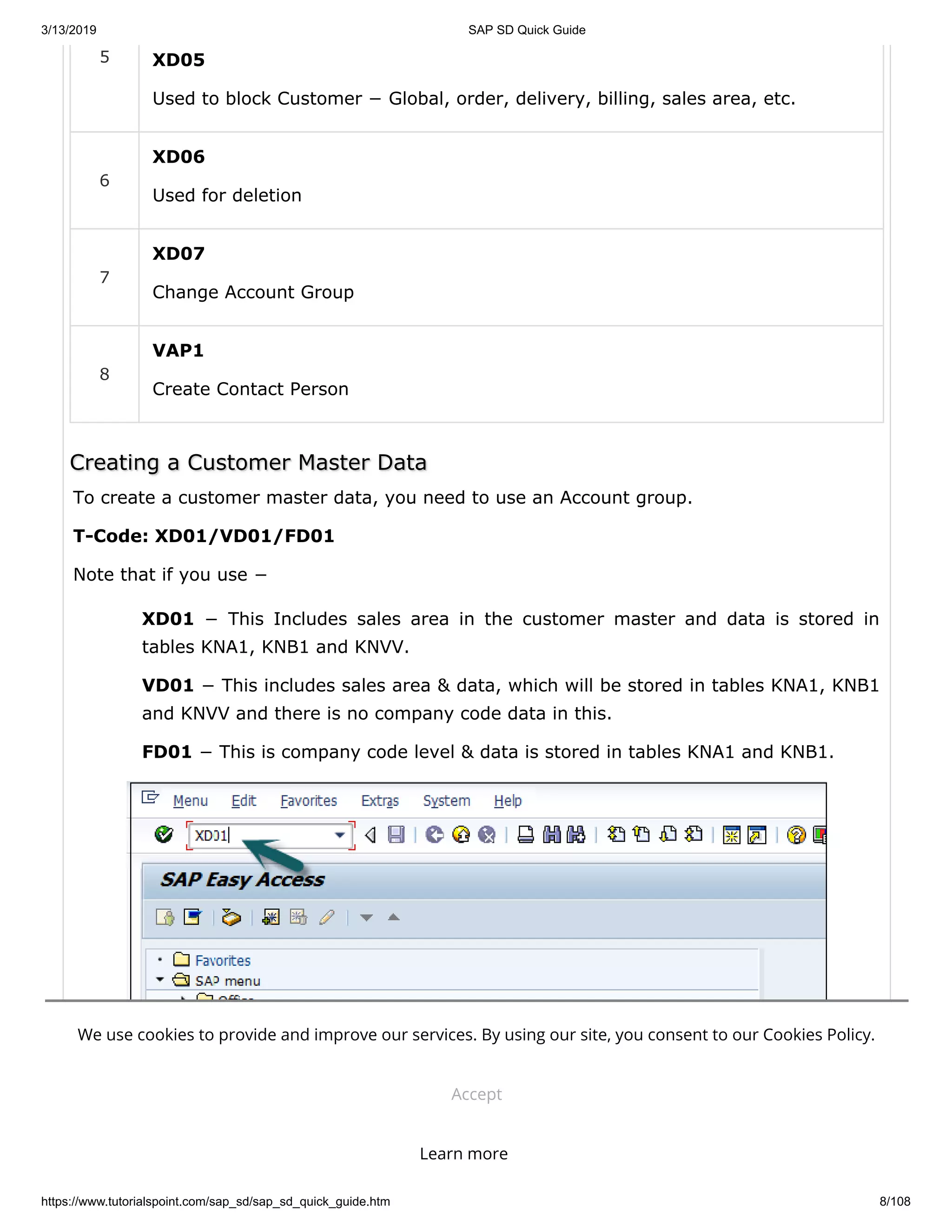 Sap sd quick guide | PDF