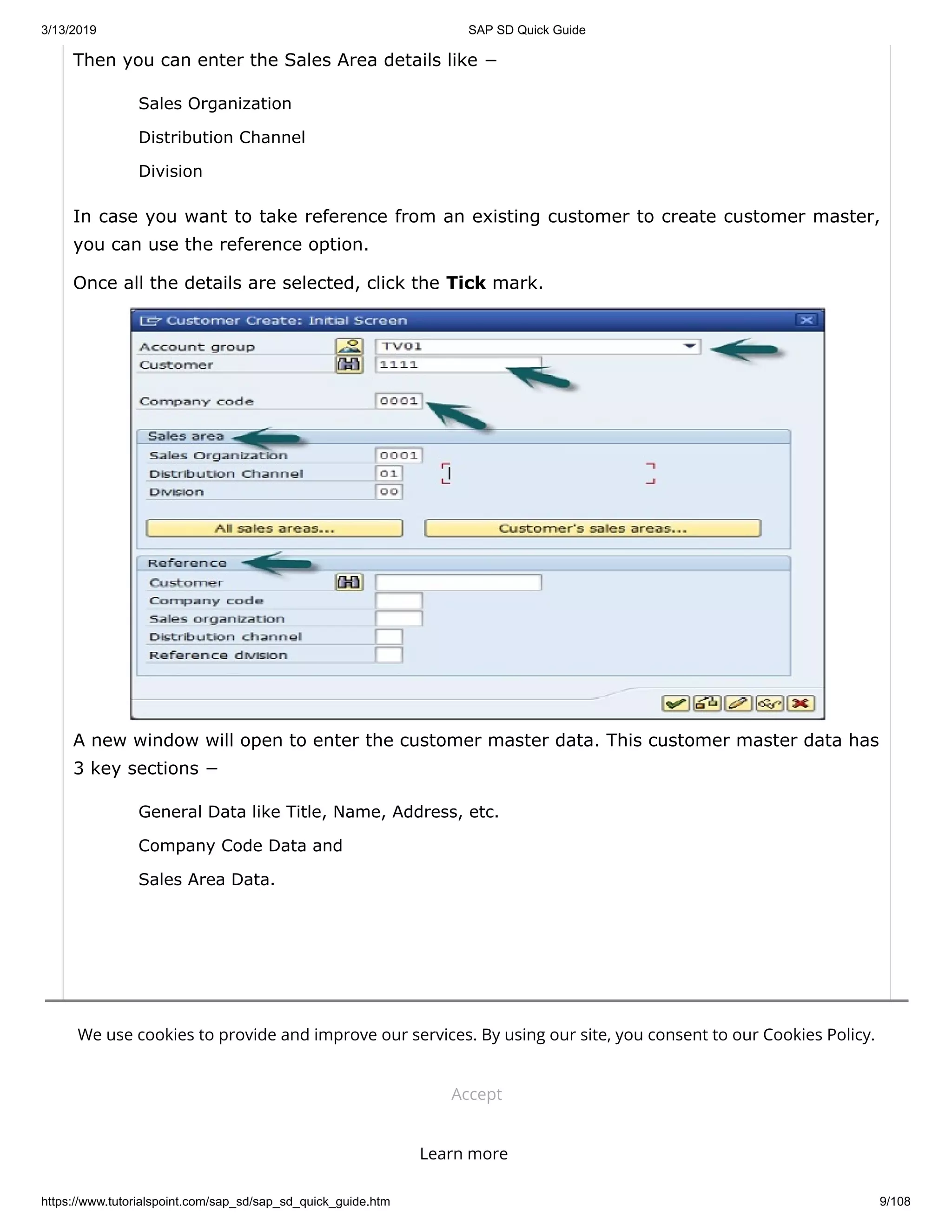 Sap sd quick guide | PDF