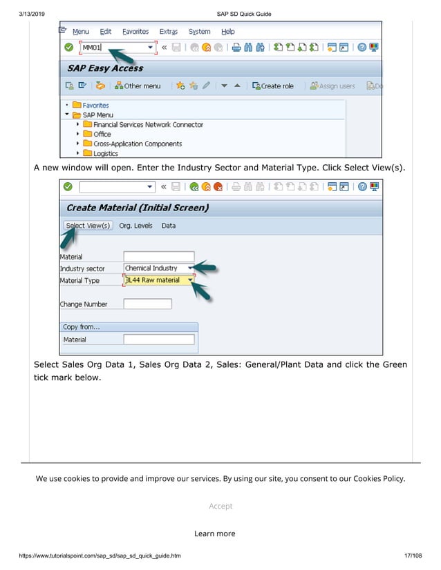 Sap sd quick guide | PDF