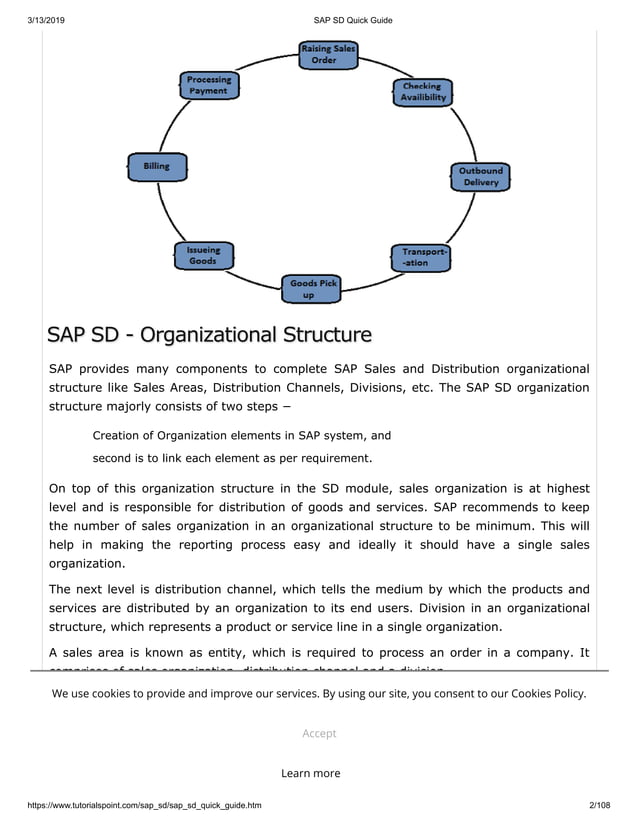 Sap sd quick guide | PDF