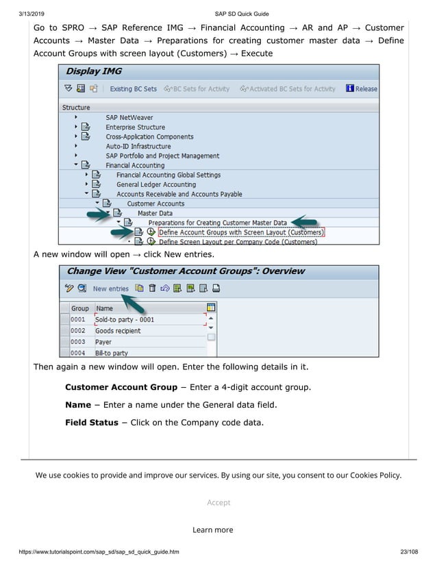 Sap sd quick guide | PDF
