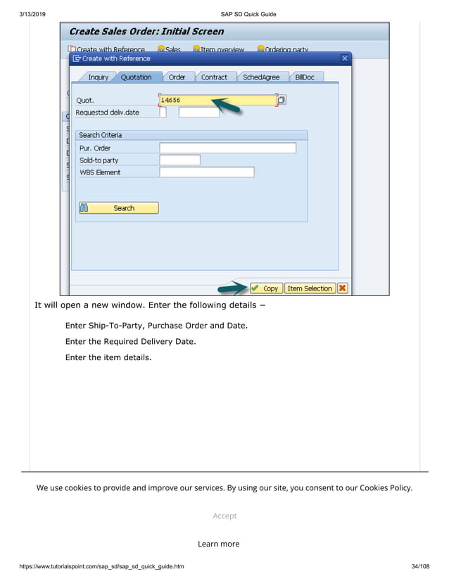 Sap sd quick guide | PDF