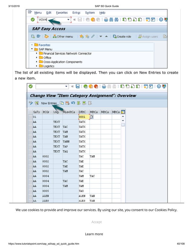 Sap sd quick guide | PDF
