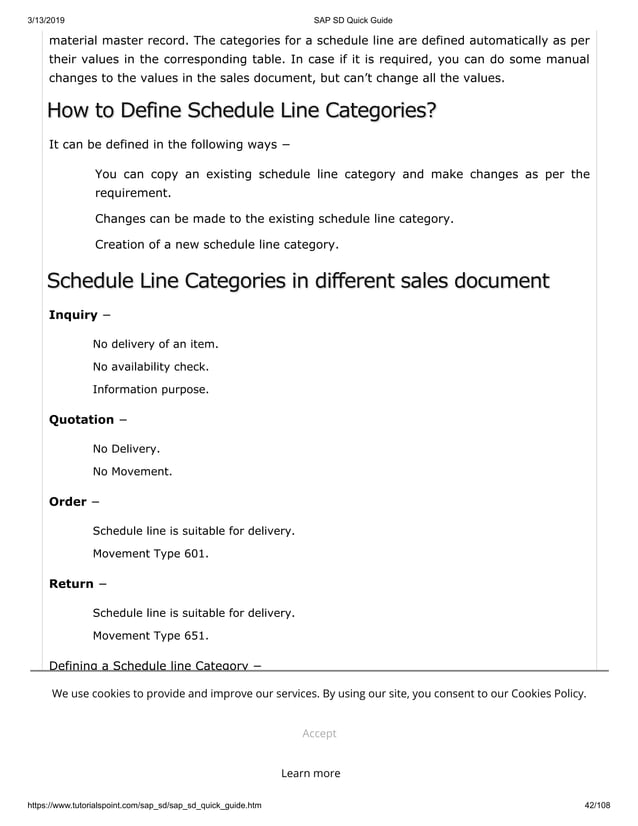 Sap sd quick guide | PDF