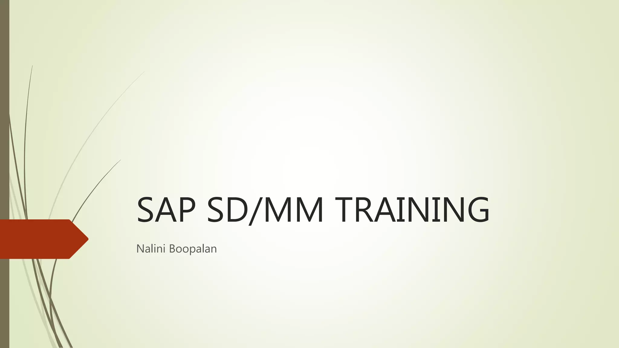 Sap sd training day1 | PPT