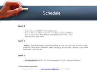 SAP SD Training | PDF