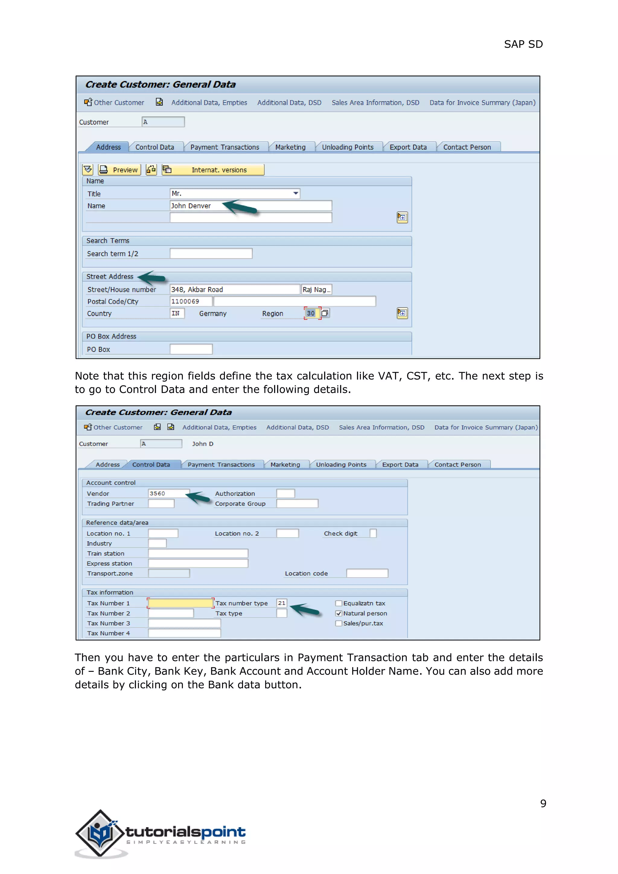 Sap sd tutorial | PDF | Sales | Business