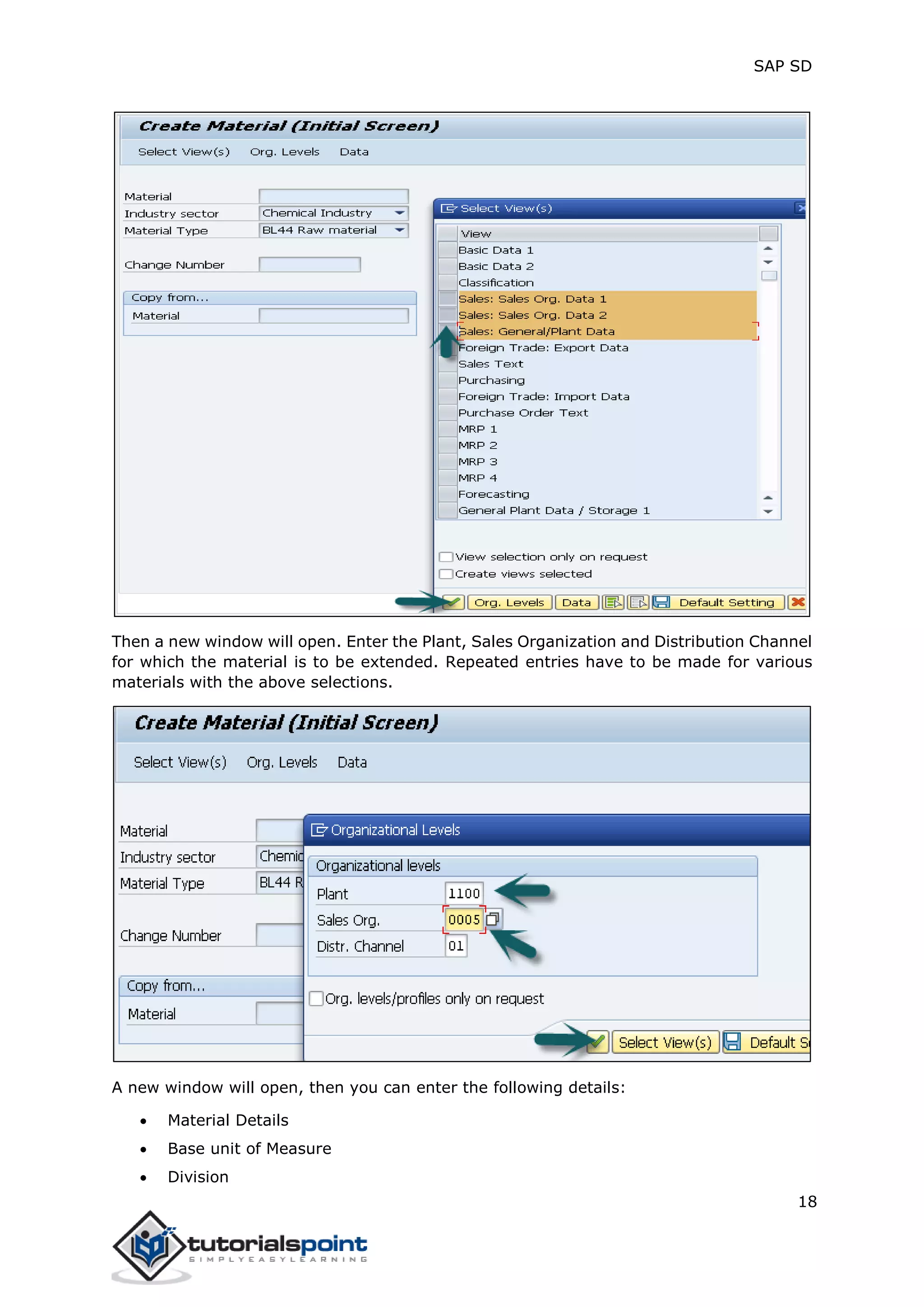 Sap sd tutorial | PDF | Sales | Business