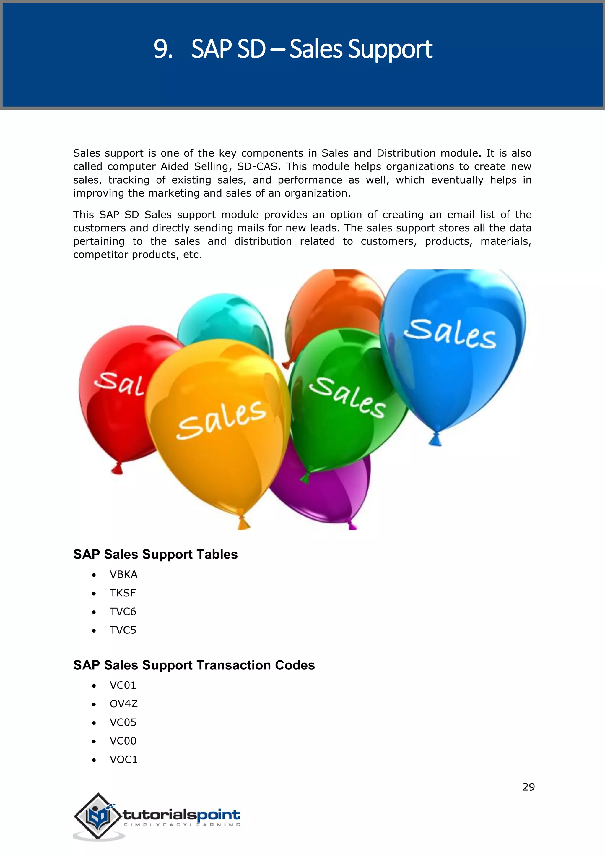 Sap sd tutorial | PDF | Sales | Business