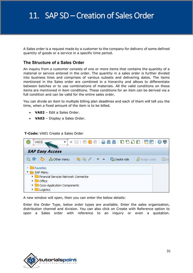 Sap sd tutorial | PDF | Sales | Business