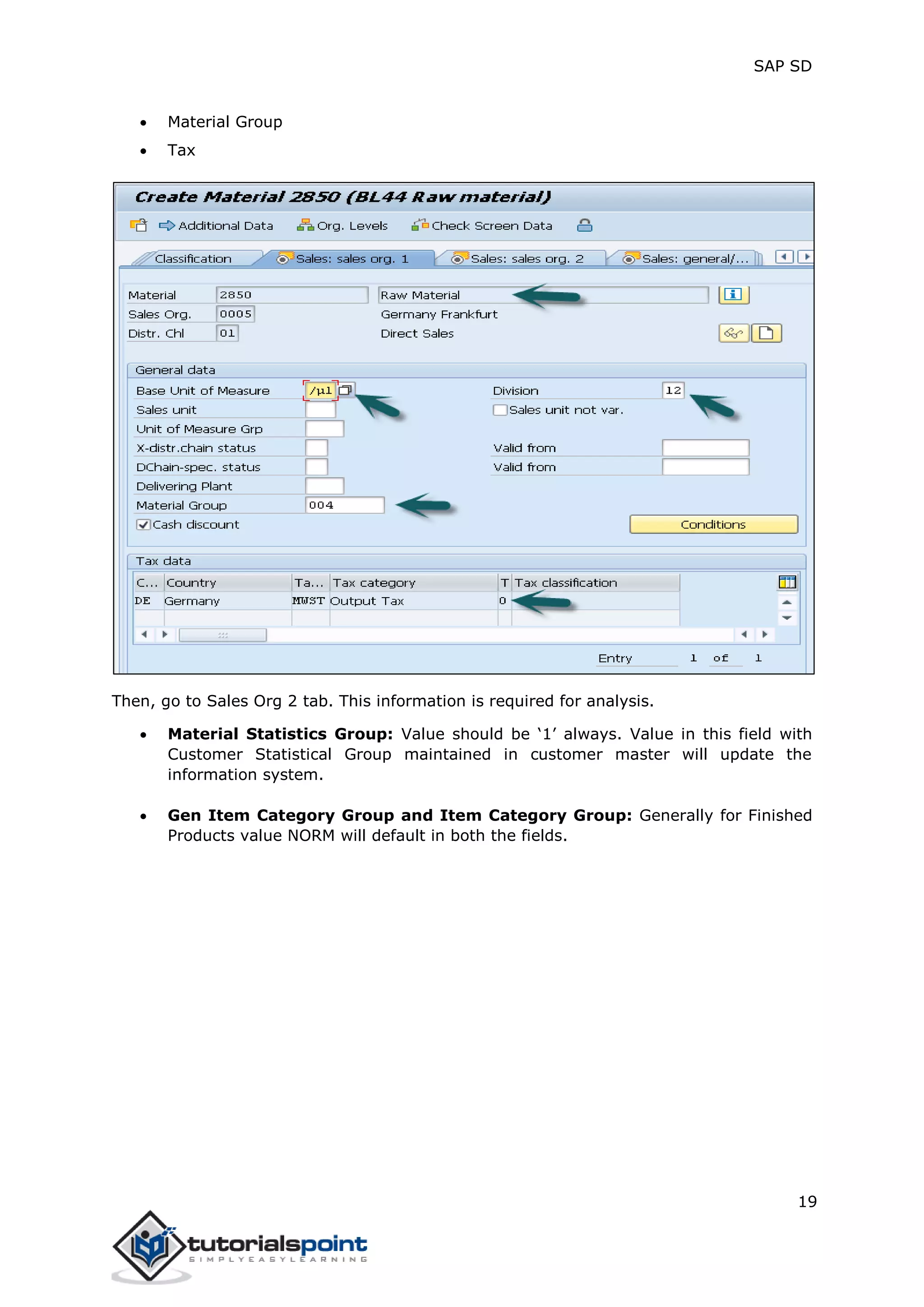 Sap sd tutorial | PDF
